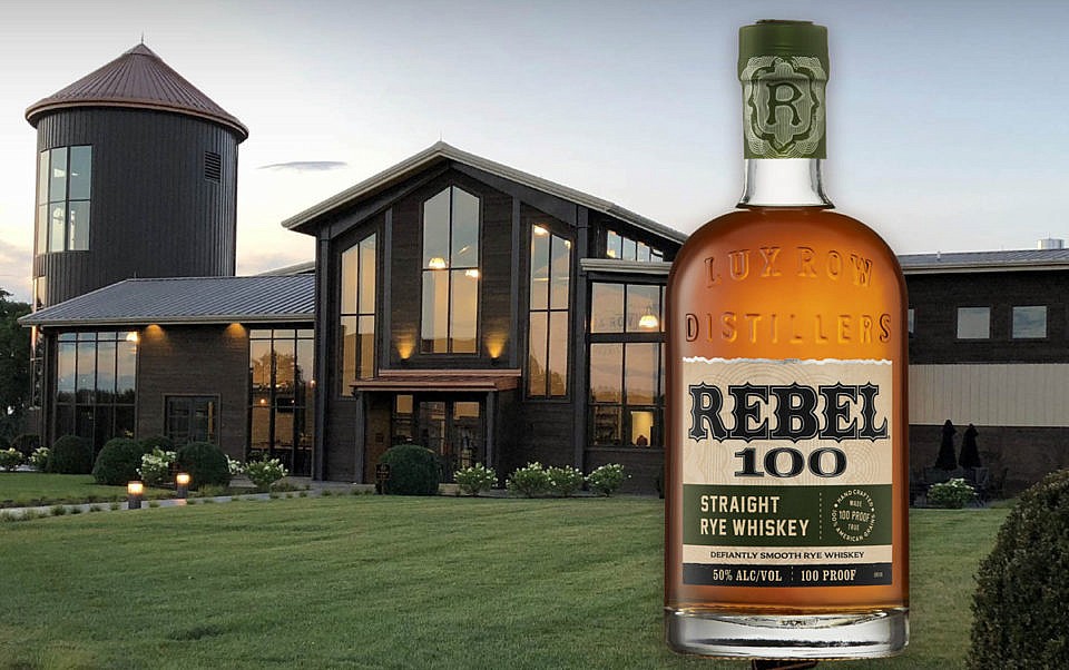 Lux Row Distillers Release Rebel 100 Rye Whiskey - Kentucky Brown Water ...