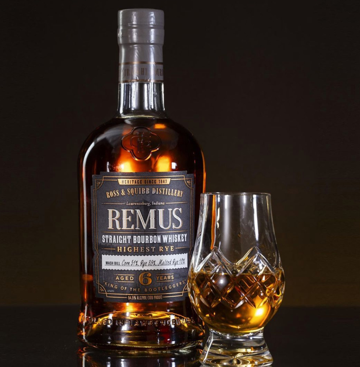 Remus Highest Rye Straight Bourbon Whiskey - Kentucky Brown Water Society
